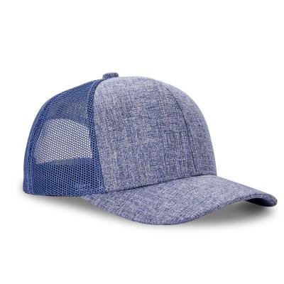 Polyester Linen-Like Type 6 Panel Baseball Caps Sports Vintage Trucker Dad Hats 2xl