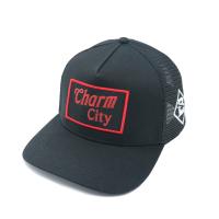 China Custom Embroidered Cotton Mesh Trucker Hats 5-Panel Snapback Adjustable for sale