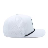 China Breathable Waterproof Golf Hat Polyester Adjustable 5 Panel with 3D Embroidery for sale