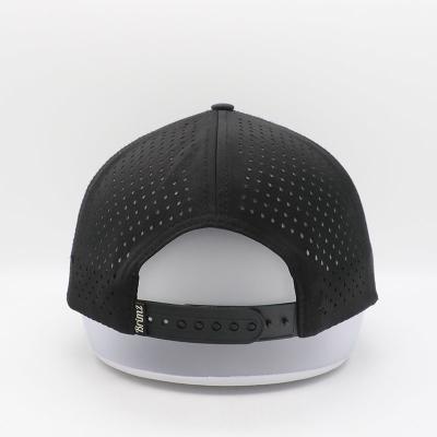 Cina 5 pannelli Margine leggermente curvo Testa a corda Cappelli da golf Cappelli sportivi impermeabili Gorra ricamati Logo personalizzato Cappelli da baseball in vendita