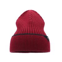China Custom Knitted Winter Beanie Hat with Pom Pom 100% Acrylic One Size for sale