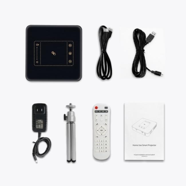 Smart Mini Beamer Projector in use