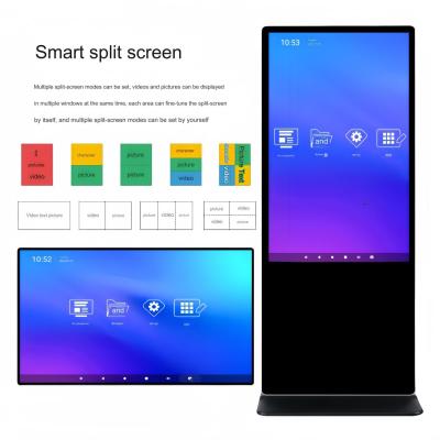 China 55-Zoll-LCD-Wandbildschirm Werbebildschirm Touchscreen für Unternehmen zu verkaufen