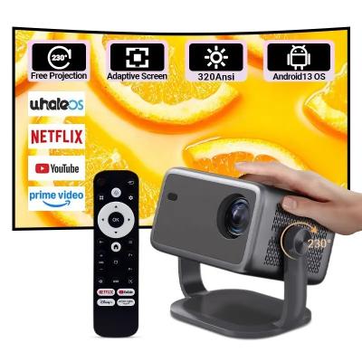 China Projetores de cinema doméstico Resolução nativa 1080P 320 ANSI Brilho Autofoco Auto Keystone for sale