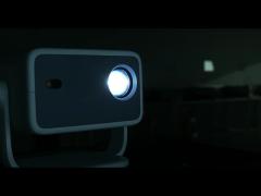 Auto Focus 1080p Mini Projector de Cinema em Casa Projector de Vídeo Portátil