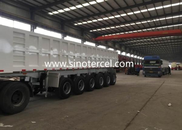 Quality Steel Transportation Semi Tipper Truck Tri Axle Semi Tipper Trailer for sale