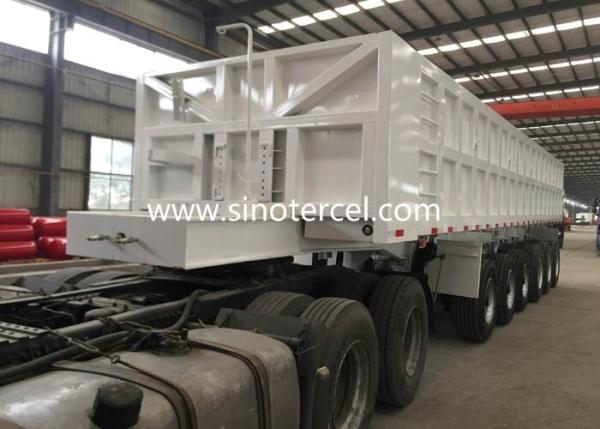Quality Steel Transportation Semi Tipper Truck Tri Axle Semi Tipper Trailer for sale