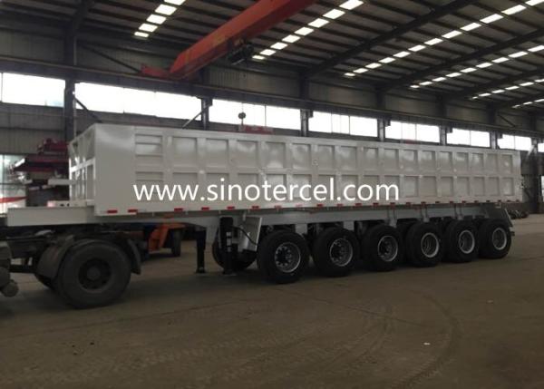 Quality Cargo Dump Semi Trailer 3 Axles Semi Tipping Trailers LML9381ZH for sale