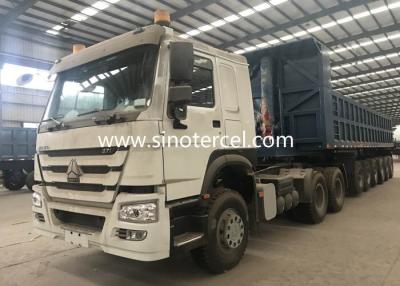 China Three Axle Semi Tipper Trailer Tipping Trailers With 8mm Bottom Plate for sale