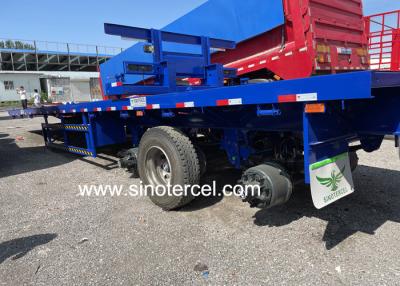 Quality 500mm Beam Flat Bed Semi Trailer 40 Feet Flatbed Trailer Semi Truck for sale