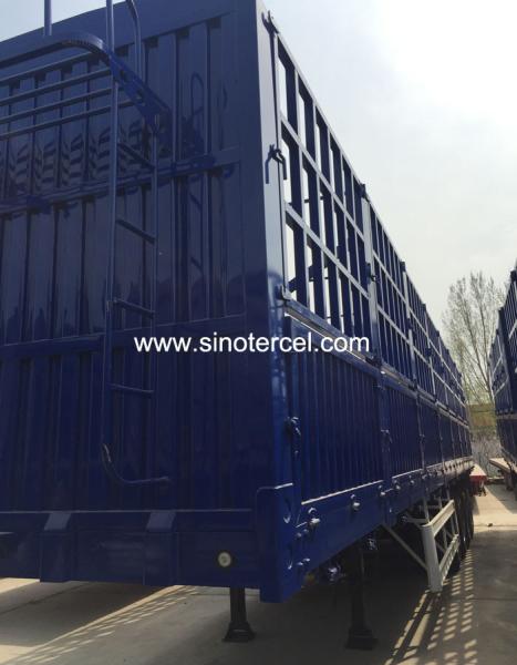 Quality LML9400TPB Fence Semi Trailer 4 Axles Bulk Cargo Semi Trailer for sale