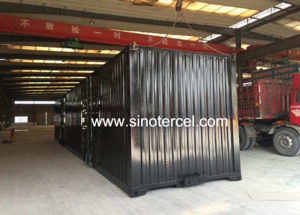 Quality Capacity 50T Box Semi Trailer Storage Containers Air Brake for sale