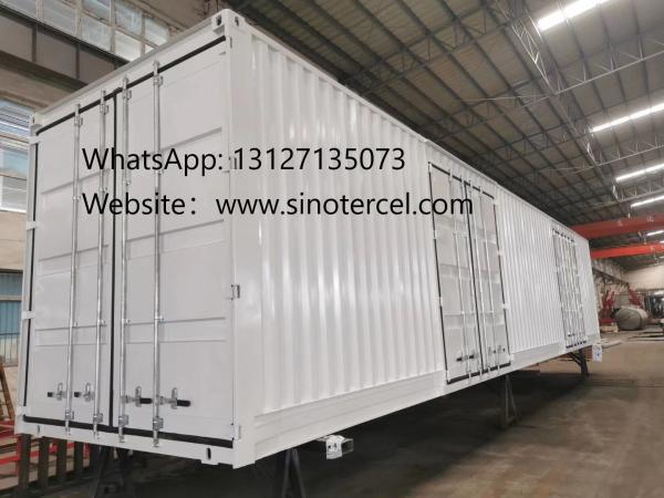 Quality Easy Loading Unloading Box Semi Trailer 53ft Cargo Semi Trailer 3Axles For 50 for sale