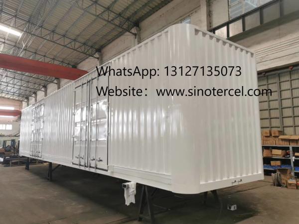 Quality Easy Loading Unloading Box Semi Trailer 53ft Cargo Semi Trailer 3Axles For 50 for sale