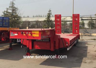 Quality CCC 40ft Low Bed Semi Trailer 50T 60T With Mechanical Suspension for sale