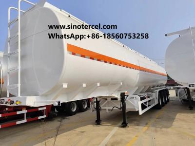 China 45000 Liter Capacity Fuel Tank Semi Trailer With Pressure Relief Valves And Anti Static Devices for sale