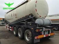China 3 Axles Bulk Cement Semi Trailer 55000Liters Cement Bulker Trailer supplier
