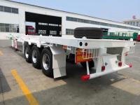 Quality Customizable Semi Truck Flatbed Trailer With Optional FUWA / BPW Axle manufacturer