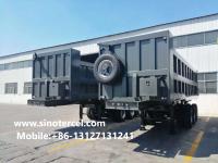 Quality Heavy Duty Hydraulic 3 Axle Tipper Semi Trailer Safe Transportation manufacturer