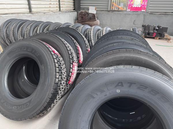 Quality Heavy Duty Trailer Tires 11R22.5 12R22.5 Radial Tubeless for sale
