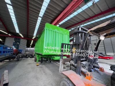 Quality 60 Ton Enclosed Box Semi Trailer with High-Strength Steel Body for sale