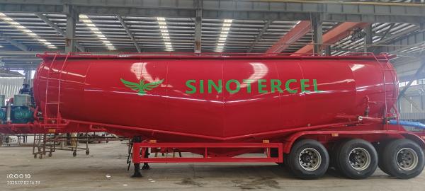 Quality Bulk Cement Semi Trailer with 3 Axles and 45CBM Capacity for sale