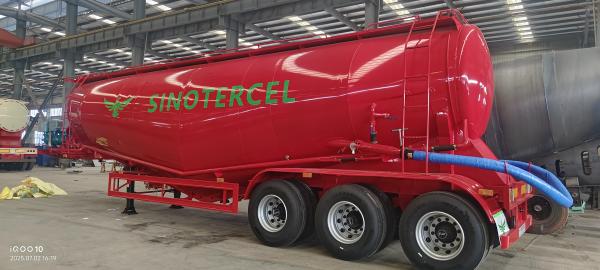 Quality Bulk Cement Semi Trailer with 3 Axles and 45CBM Capacity for sale