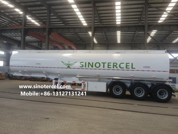 Quality 35CBM 3 Axle Fuel Tank Semi Trailer with ABS Option for sale
