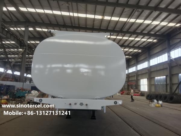 Quality 35CBM 3 Axle Fuel Tank Semi Trailer with ABS Option for sale