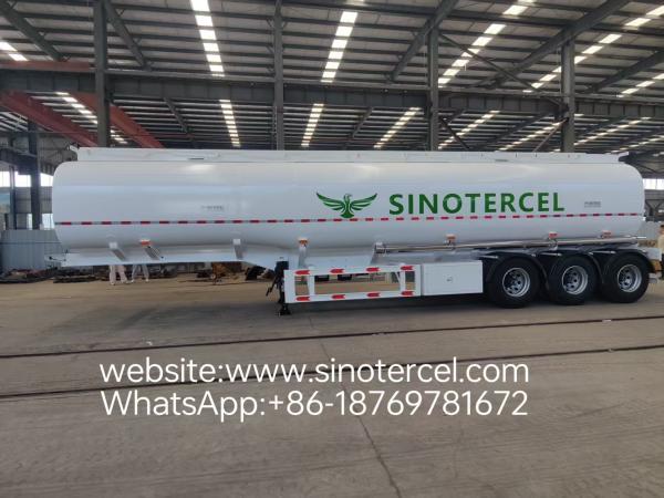 Quality 3 Axle Fuel Tank Semi Trailer 30-60CBM Capacity for sale