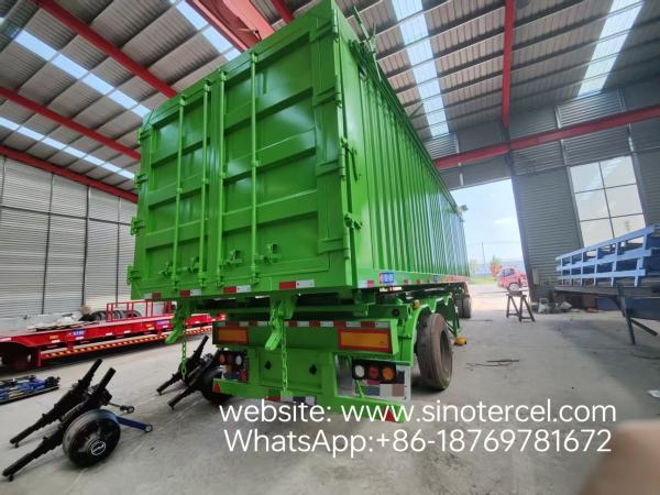 Quality Enclosed Heavy-Duty Cargo Semi-Trailer 30-50 Ton Capacity for sale