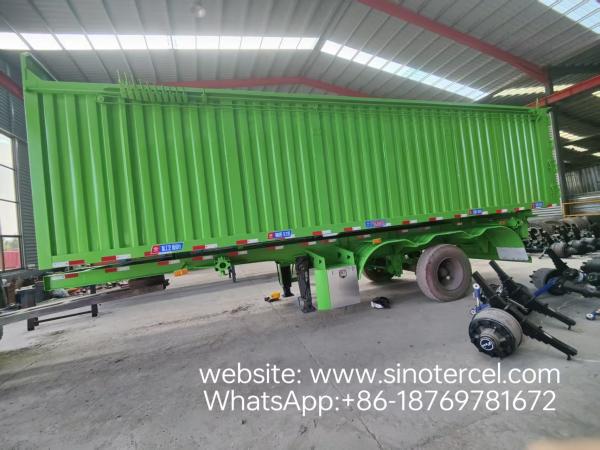 Quality Enclosed Heavy-Duty Cargo Semi-Trailer 30-50 Ton Capacity for sale