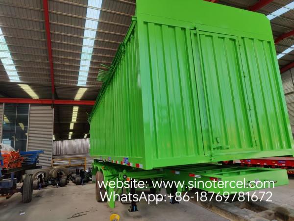 Quality Enclosed Heavy-Duty Cargo Semi-Trailer 30-50 Ton Capacity for sale
