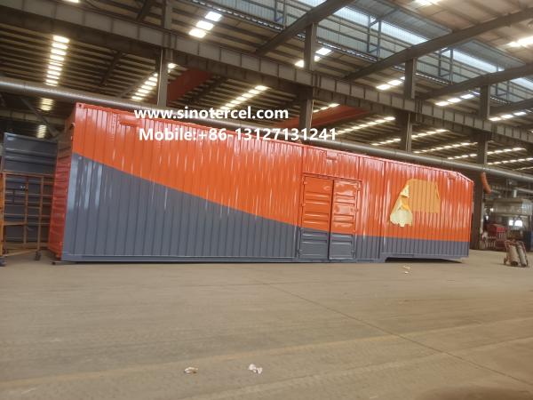 Quality 53ft Yellow Enclosed Box Semi Trailer with Side and Rear Doors for sale