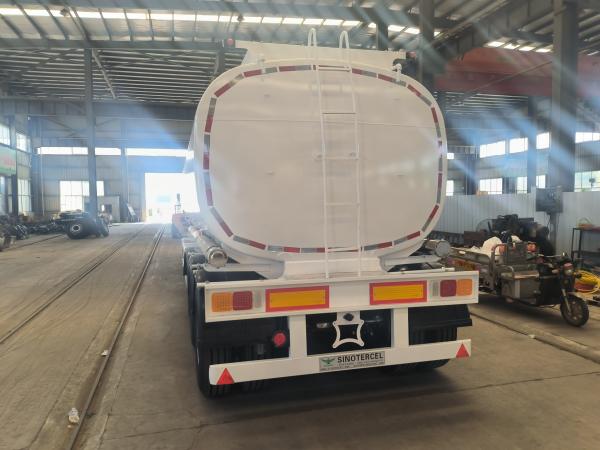 Quality 40-60m3 Fuel Tank Semi Trailer with 3 Axles and 12 Tires for sale
