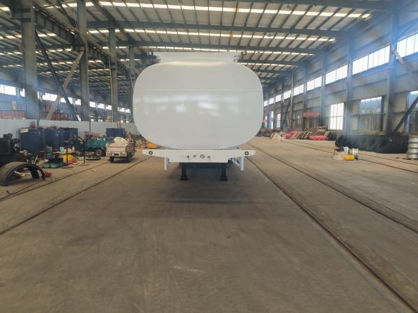 Quality 40-60m3 Fuel Tank Semi Trailer with 3 Axles and 12 Tires for sale