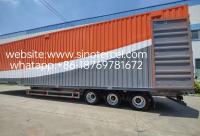 Quality 3-axle High-Strength Box Cargo Semi-trailer with Strong Load-Bearing Capacity manufacturer