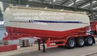 Quality 45CBM Tank 3Axle 12Wheel Powder Tanker Semi-trailer suitable for bulk powder manufacturer