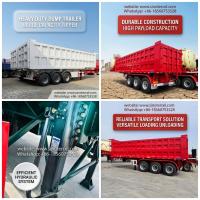 China 3 Axles  Dumping Tipper Semi Trailer Front Lifting Hydraulic Large-capacity and efficient loading and unloading for sale