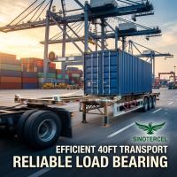Quality 40FT Skeletal Semi Trailer 7T 40 Foot Semi Trailer SINOTERCEL for sale