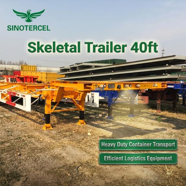 Quality Skeletal Type Container Semi Trailer LML9400TPB SGS/BV Approval for sale