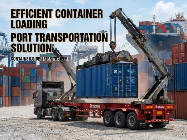 Quality Safe Loading With Sidelifter Trailer Side Unloading And Emergency Stop Button for sale