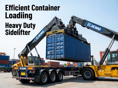 China Strength Steel Chassis Sidelifter With 37 Tons Lifting Capacity for sale