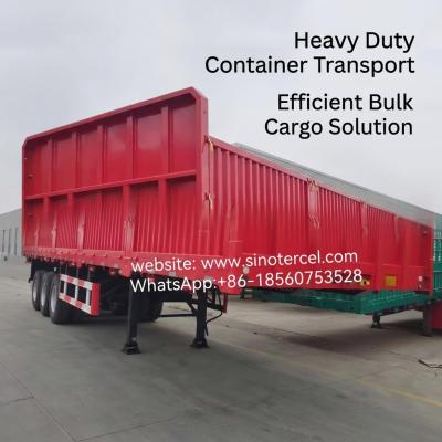 China Pallet Transport Sidewall Semi Trailer  Cargo Container Trailer 20Tons-60tons for sale