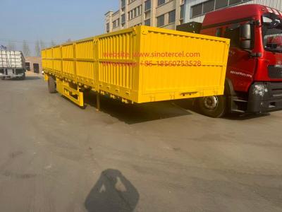 China Pallet Transport Sidewall Semi Trailer  Cargo Container Trailer Customization The boxboard can be disassembled for sale