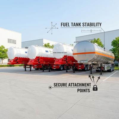 China Customized 60CBM Oil Tanker Semi Trailer With Pump and flow meter for sale