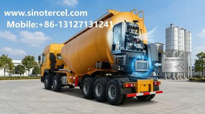 China 40CBM-70CBM Bulk Cement Semi Trailer 60T Bulk Cement Tanker Trailer for sale