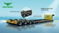 China 60Tons Modular Semi Trailer Hydraulic Semi Transport Trailer for sale