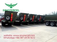 China 3-Axle U-Type Tipper Body Dump Semi-trailer for sale