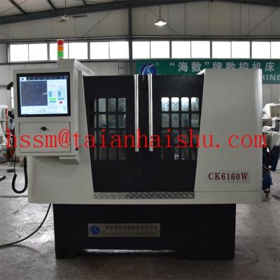 China new product cnc wheel repair lathe CK6160W with laser probe and touch screen for sale